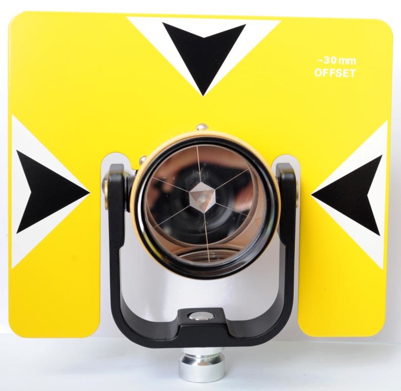 Topcon Type Single Prism Holder and Target