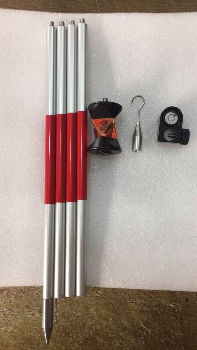 Leica type 360 degree Mini Prism with pole and soft bag